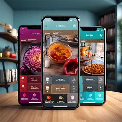 Premium AI Image Mobile App Design Of Photography Photo Printing App