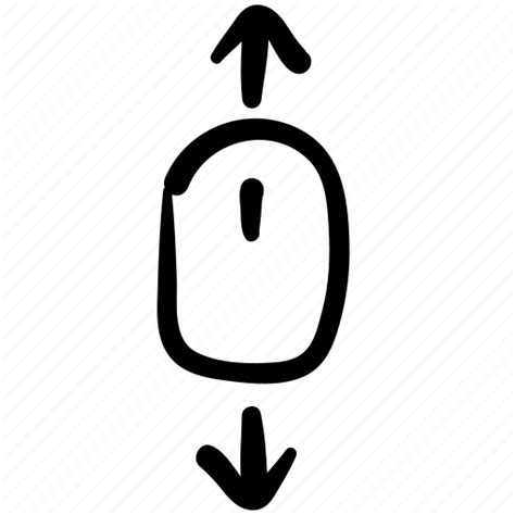 doodle down mouse mouse scroll up scroll up web icon