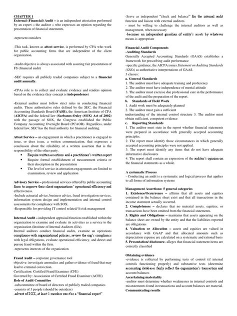 Auditing In Cis Reviewer Pdf