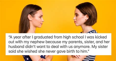 Woman Adopts Nephew Now Sister Tells Her To Financially Support Her