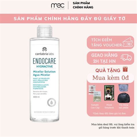 Nước Tẩy Trang Endocare Hydractive Micellar Solution Agua Micelar 400ml