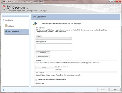 Configure Web Application Permissions For Sql Server Master Data Services