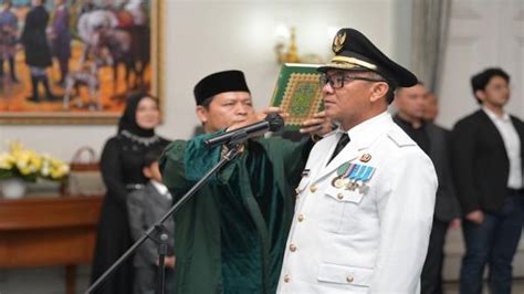 Dilantik Gubernur Jabar Iwan Setiawan Resmi Jadi Bupati Bogor