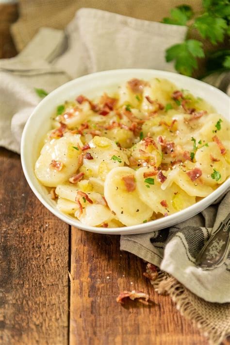 Old Fashioned Hot German Potato Salad Idaho Potato Commission