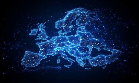 european telecommunication and data transfer networks with global