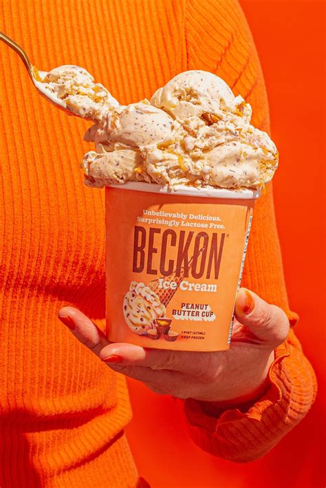 Peanut Butter Cup Ice Cream Beckon Ice Cream Lactose Free Peanut Butter