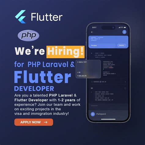 Hiring Flutter Php Laravel Fullstack Jobopening Deepanshu Singh
