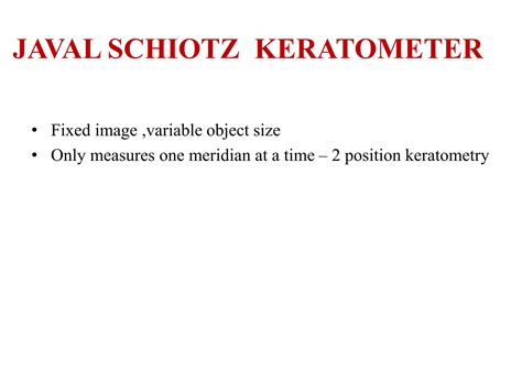 Keratometry And Iol Power Calculation 1pptx