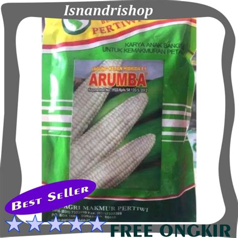 Jual Benih Bibit Jagung Putih Pulut Manis ARUMBA Shopee Indonesia