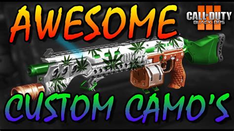 Bo3 Custom Camo Creations Youtube
