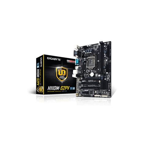 Gigabyte GA-H110M-S2PV Intel H110 LGA 1151 (Socket H4) Micro ATX
