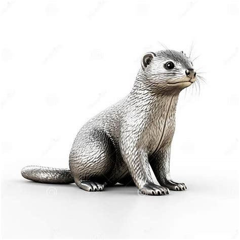 Creating Realistic Mongoose 3d Model With Metal Texture Stock