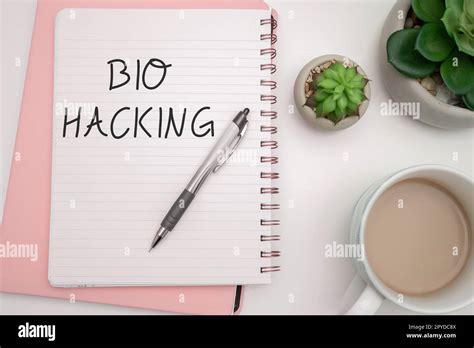 Inspiration Showing Sign Bio Hacking Concept Meaning Exploiting