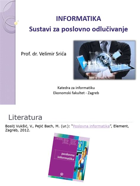 08 Informatika Sustavi Za Poslovno Odlucivanje Pdf