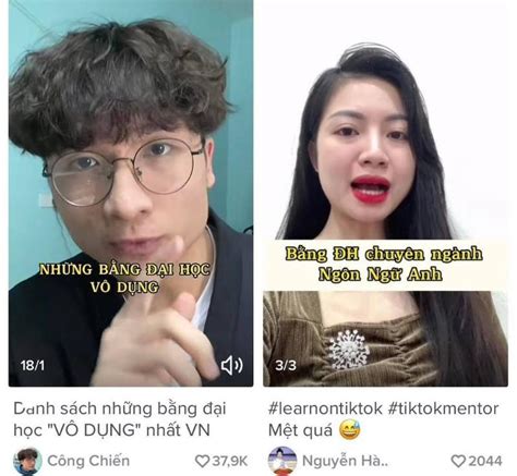 Tiktoker Nêu 4 Bằng đại Học Vô Dụng Chuyên Gia Giáo Dục Nói Gì 2sao
