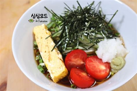 쯔유없이 소바육수 만들기 현지 스타일 그대로 냉소바 만드는 법 냉 메밀국수 집에서 만들기 네이버 블로그