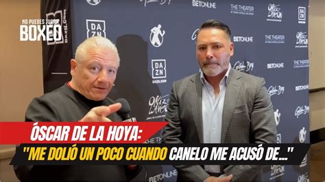 Óscar De La Hoya Afirma Que No Sabe Por Qué Se Distanció Del Canelo