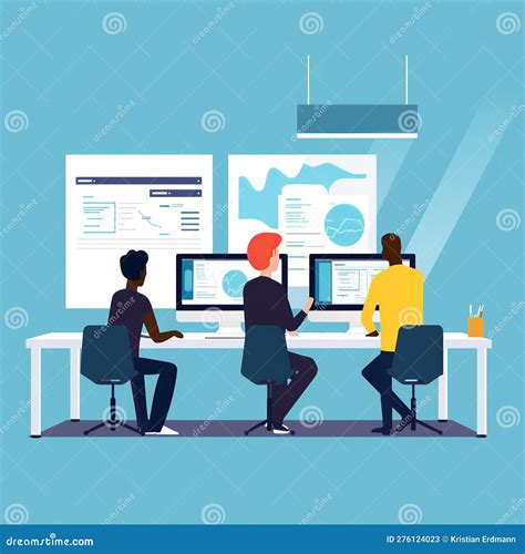 Collaborative Software Infographics Linear Icons Collection Royalty Free Stock Image