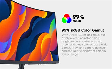 Koorui Monitor Led De 24 Pulgadas Curvado De 60 Hz Full Hd 1080p Hdmi