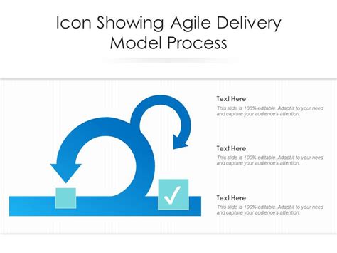 Icon Showing Agile Delivery Model Process Presentation Graphics Presentation PowerPoint