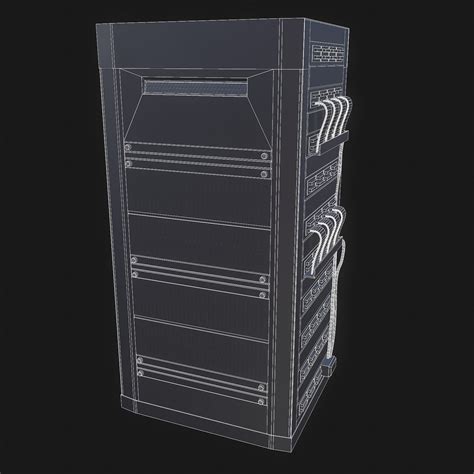 3d Model Mainframe Vr Ar Low Poly Cgtrader
