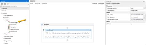 extract images scanned images from pdf video tutorials uipath