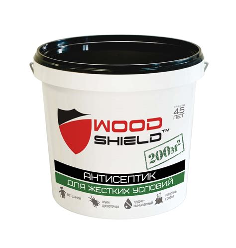 WOOD SHIELD огне био защитный состав для дерева