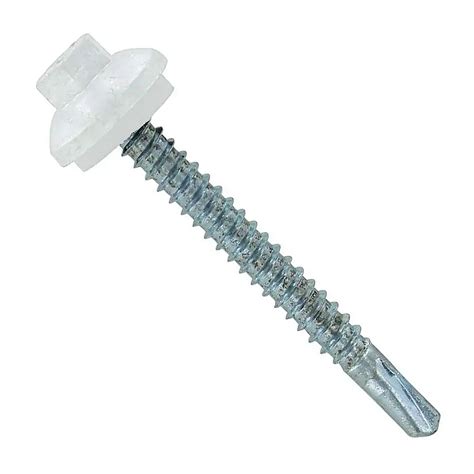 10 X 1 Kwikseal Woodbinder Metal Roofing Screw Crimson Pkg 250
