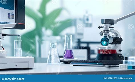 Rack Of Microscope Slides With Various Plant Specimens Royalty Free