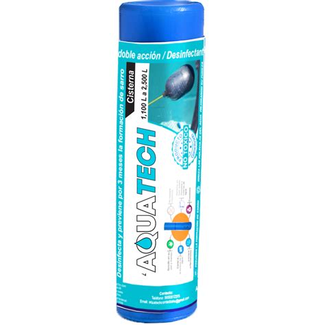 Sistema Dual Antisarro Y Desinfectante Para Cisterna De 1 100 A 2 400