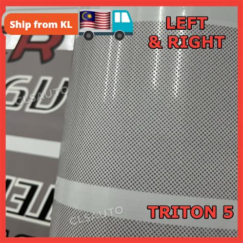 MITSUBISHI TRITON Body Sticker Side Lining 6 Designs Pelekat Triton Stiker 4x4 Shopee Malaysia