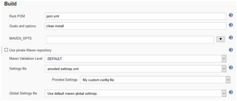 Jenkins Maven Job Doesnt Use Localrepository From Settingsxml Stack