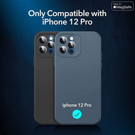 Apple Iphone 12 Pro Magsafe Cloud Super Soft Case Deep Navy Blue
