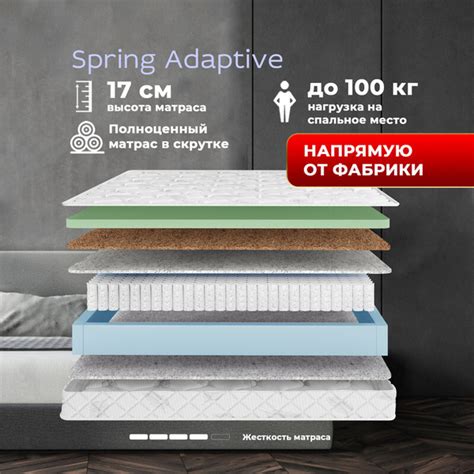 Матрас Dreamtec Dreamtec Roll Smart/_MO, Независимые пружины, 90x190 см ...