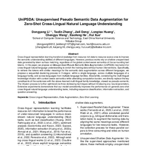 Unipsda Unsupervised Pseudo Semantic Data Augmentation For Zero Shot
