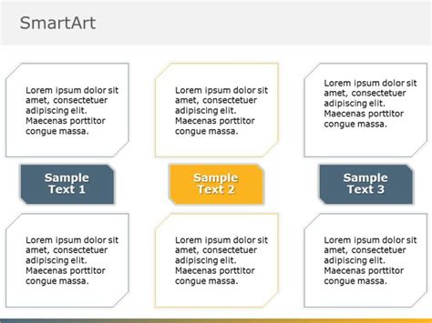 SmartArt List Arrows Steps PowerPoint Template
