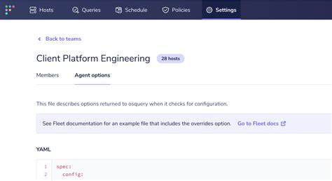 Settings Teams Back To Teams Button Is A Bit Crowded Leaky Issue Fleetdm Fleet