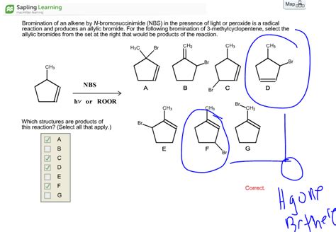 Solved Why Did We Use Br2 Hv Instead Of Nbs Roor Is Br2