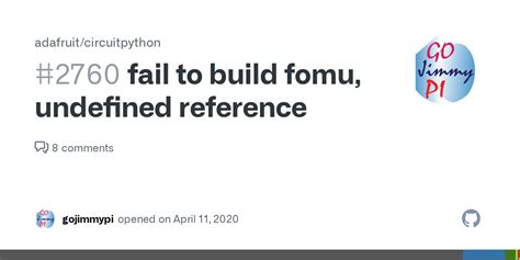 Fail To Build Fomu Undefined Reference Issue 2760 Adafruit
