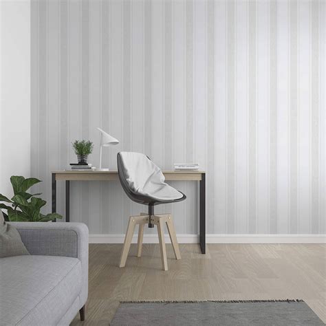 Wallpaper Non Woven Novamur Yvi White Wall
