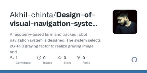 Github Akhil Chinta Design Of Visual Navigation System Using
