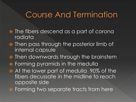 Pyramidal Tract And Extra Pyramidal Tracts Pptx