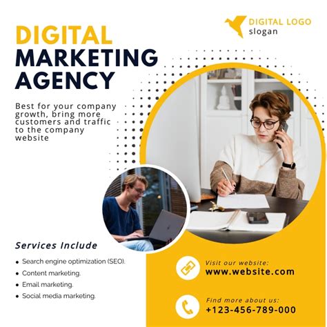 Digital Marketing Advertisement Design Template Postermywall