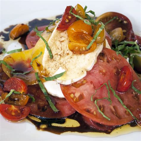 Insalata Caprese Tomatoes Basil And Mozzarella Dj Foodie