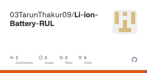 GitHub 03TarunThakur09 Li Ion Battery RUL