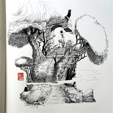 Design Stack A Blog About Art Design And Architecture A Tree World Of Ink Drawings