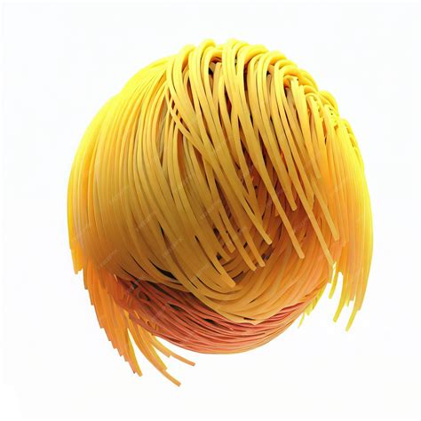 Premium Ai Image 3d Realistic Photo Render Of Spaghetti Strings With