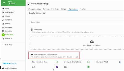 CLP Transformations Configure Connections Support Center