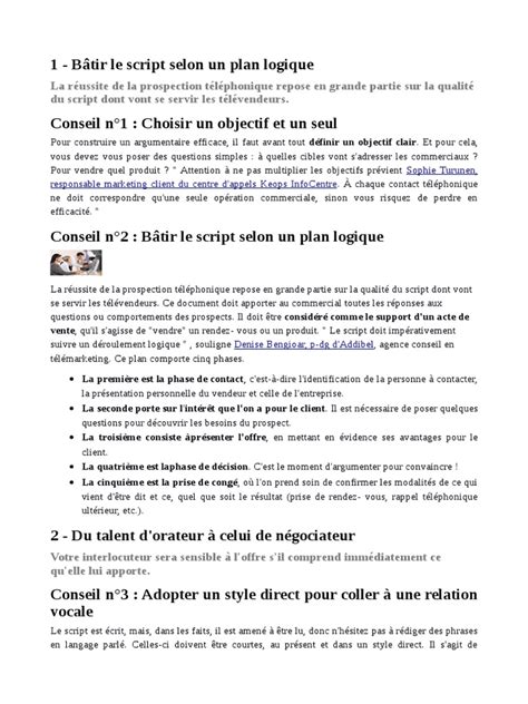 pdf 6 conseils pour faire un script outbound dokumen tips