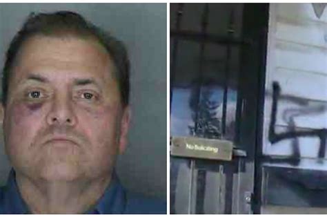 This Man Who Found Swastikas On His House Actually Spray Painted Them